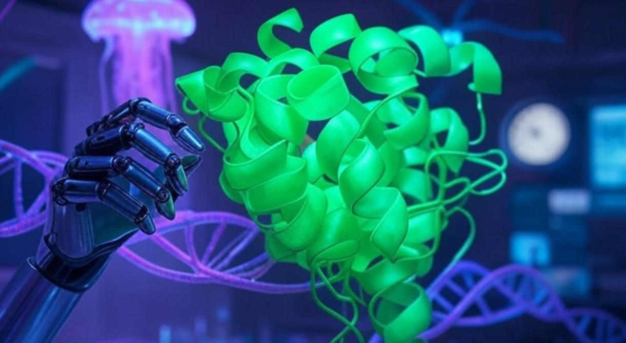 Когда ИИ изобретает биологию: светящийся белок, созданный путем ...