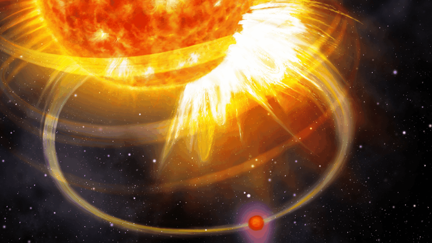 Астрономы впервые наблюдали планету, вызывающую вспышки на своей звезде | New-Science.ru